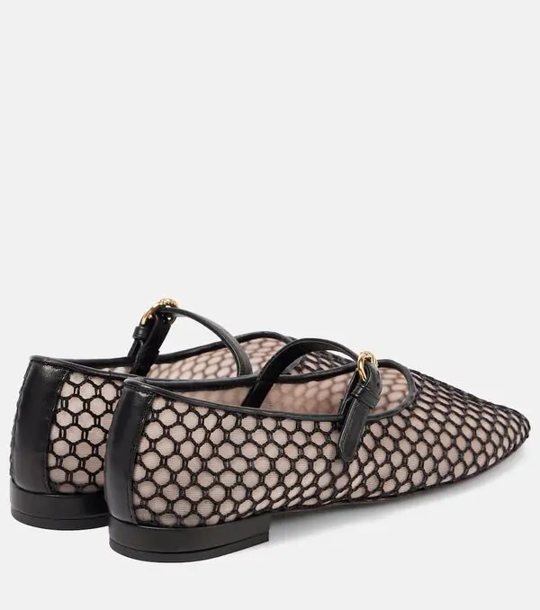 Ulla Johnson Isobel Mesh Mary Jane Flats
