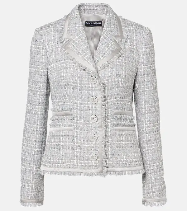 Dolce & Gabbana Lamé Bouclé Jacket