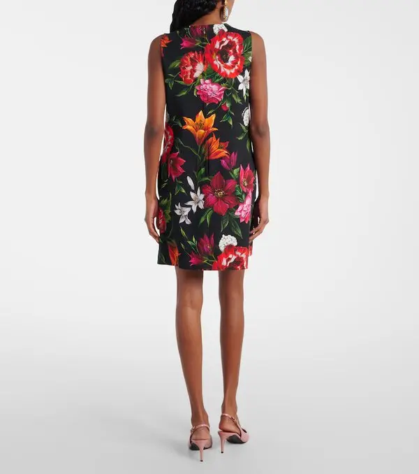 Dolce & Gabbana Floral Minidress - Multicoloured