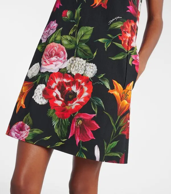 Dolce & Gabbana Floral Minidress - Multicoloured