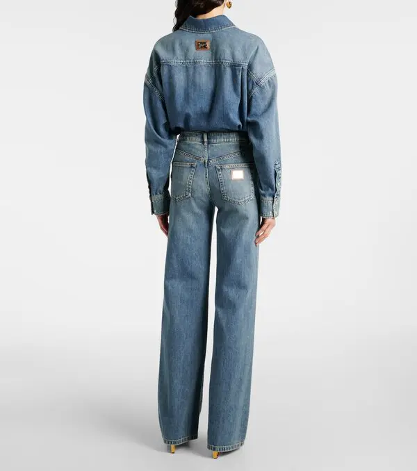 Dolce & Gabbana High-rise Wide-leg Jeans