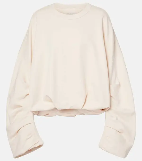 Dries Van Noten Cotton Sweatshirt - White