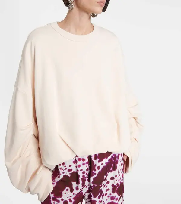 Dries Van Noten Cotton Sweatshirt - White