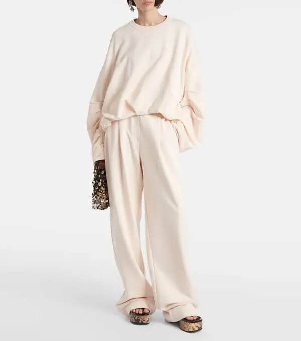 Dries Van Noten Cotton Sweatshirt - White