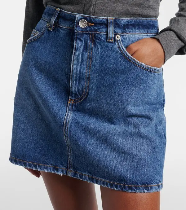 Dolce & Gabbana Denim Mini Skirt - Blue