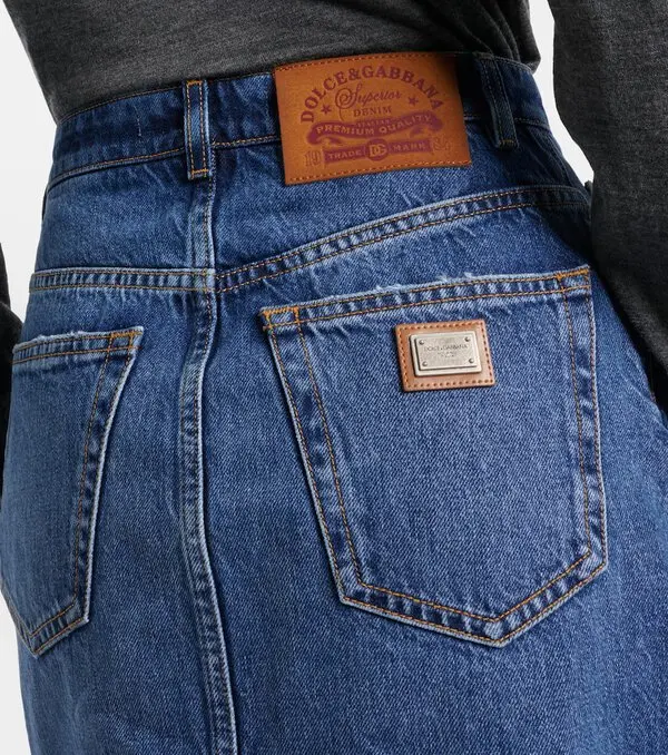 Dolce & Gabbana Denim Mini Skirt - Blue