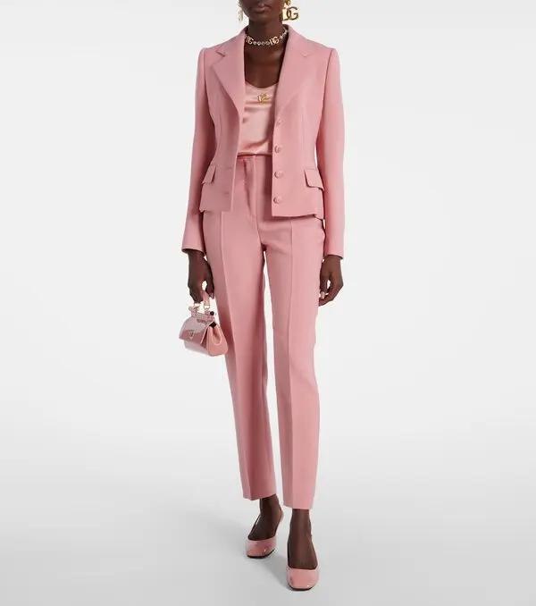 Dolce & Gabbana Virgin Wool Slim Pants