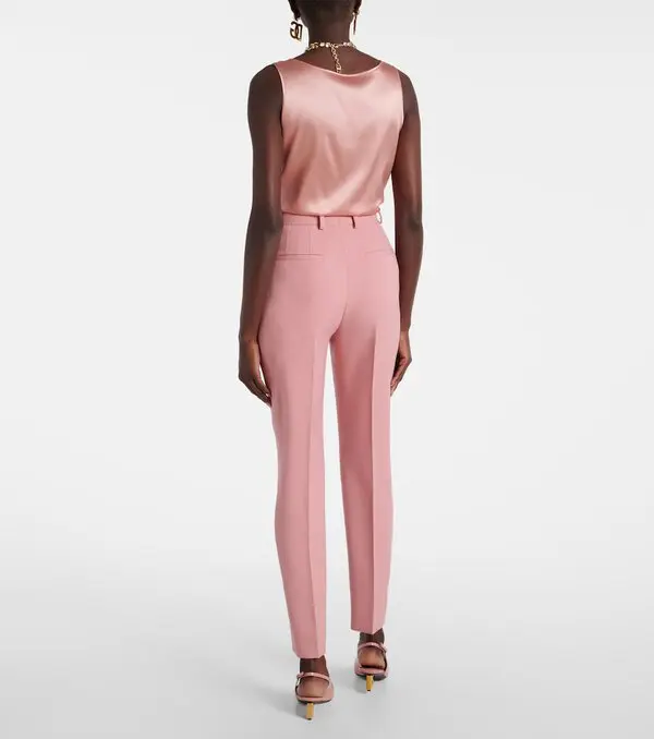 Dolce & Gabbana Virgin Wool Slim Pants