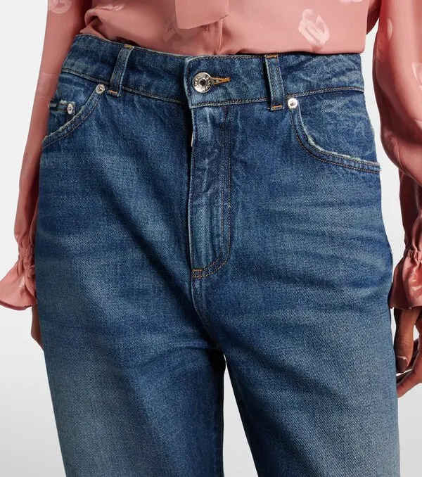 Dolce & Gabbana Distressed Straight Jeans