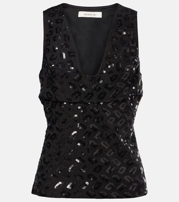 JACQUES WEI Open-knit Top