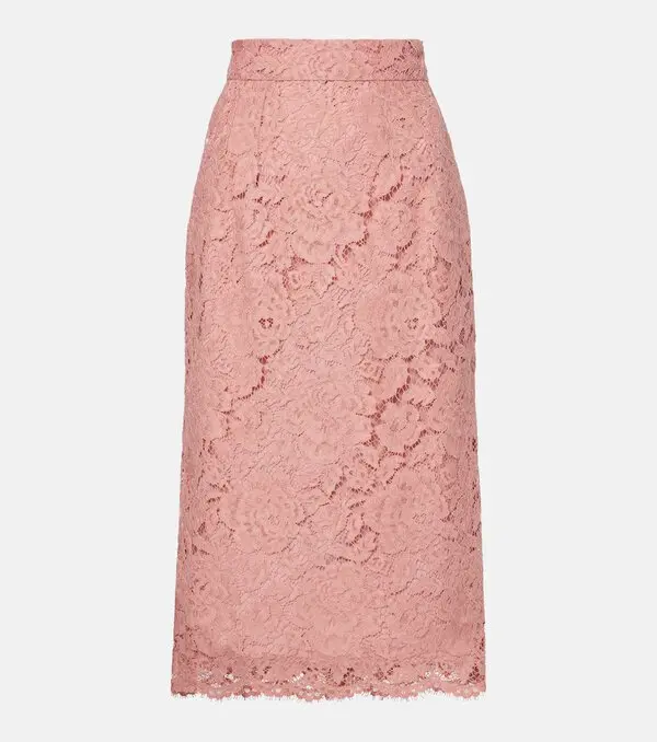 Dolce & Gabbana Lace Midi Skirt