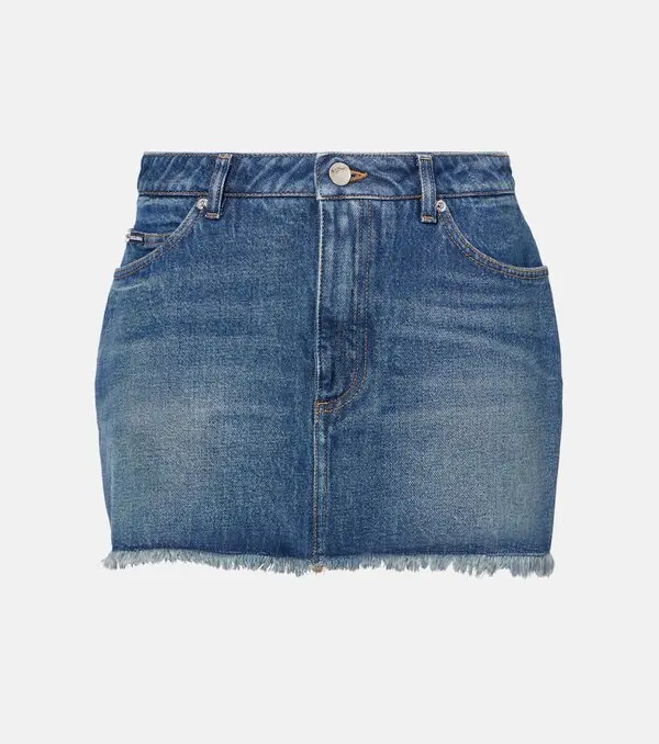 Dolce & Gabbana Denim Mini Skirt