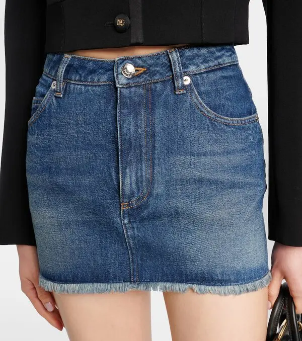 Dolce & Gabbana Denim Mini Skirt