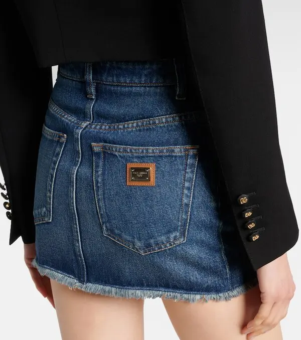 Dolce & Gabbana Denim Mini Skirt
