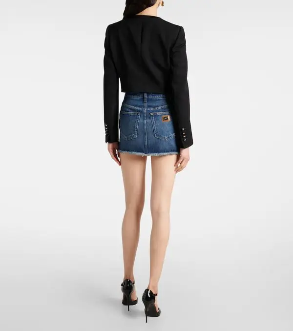 Dolce & Gabbana Denim Mini Skirt