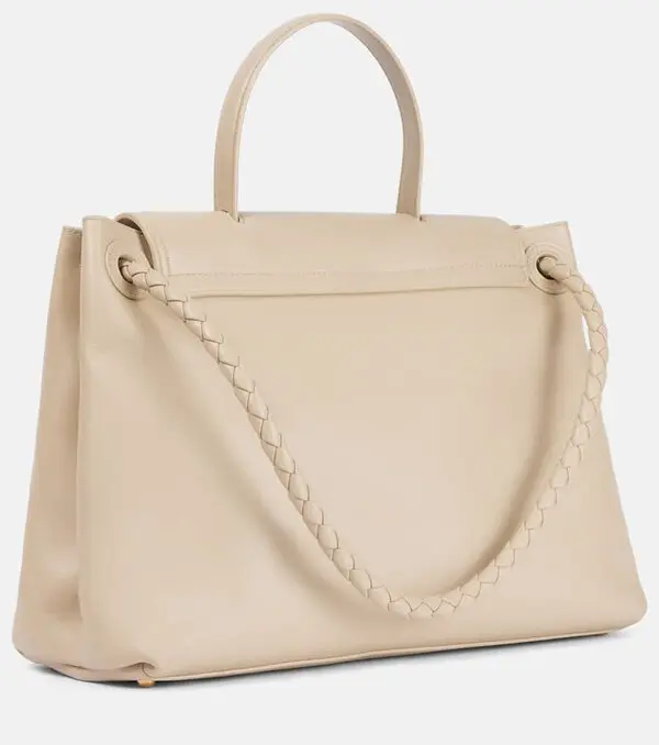 Bottega Veneta Ciao Ciao Knot Medium Leather Tote - Beige