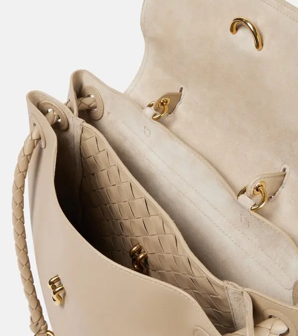 Bottega Veneta Ciao Ciao Knot Medium Leather Tote - Beige