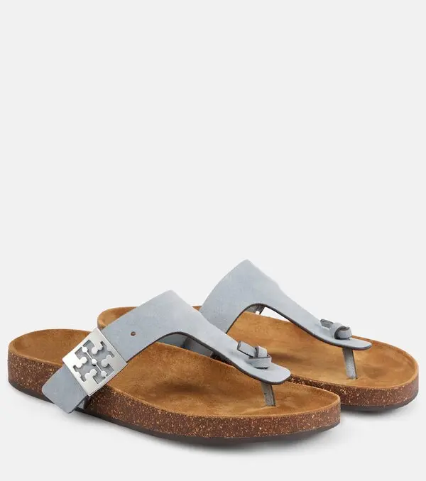 Tory Burch Mellow Suede Thong Sandals