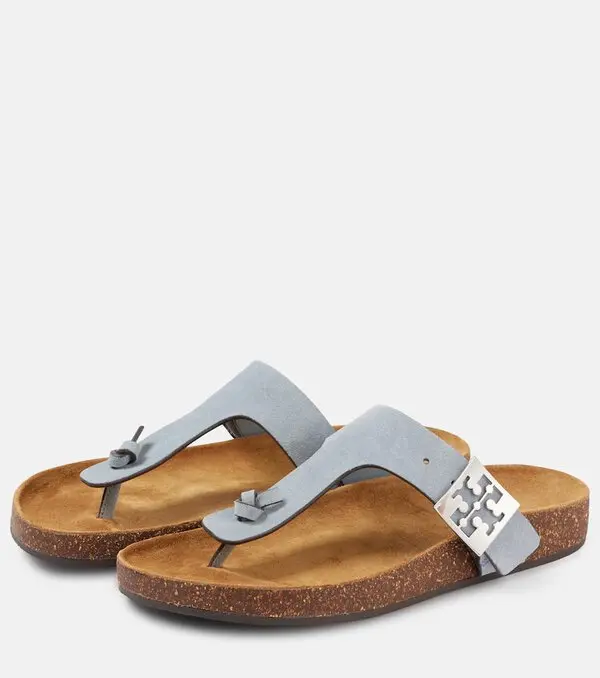 Tory Burch Mellow Suede Thong Sandals
