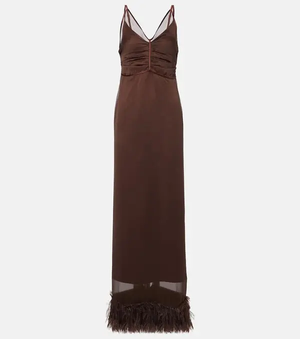 JACQUES WEI Layered Slip Dress