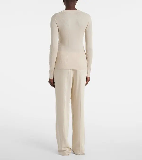 JOSEPH Ribbed Merino Wool Sweater