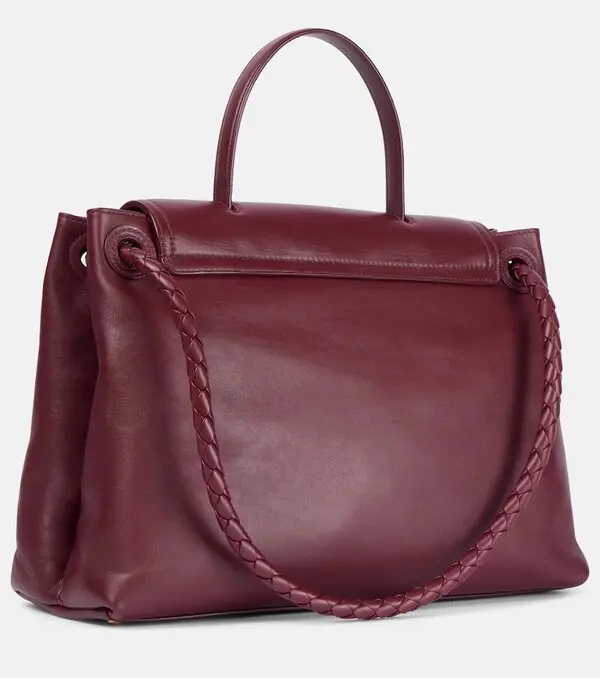 Bottega Veneta Ciao Ciao Medium Leather Tote Bag - Burgundy
