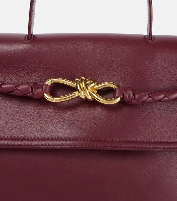 Bottega Veneta Ciao Ciao Medium Leather Tote Bag - Burgundy