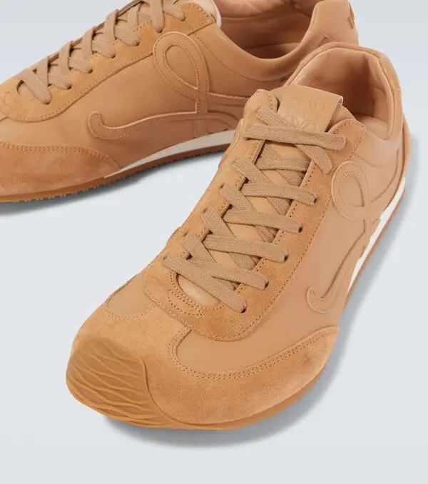 Loewe Ballet Runner 2.0 Leather Sneakers - Brown