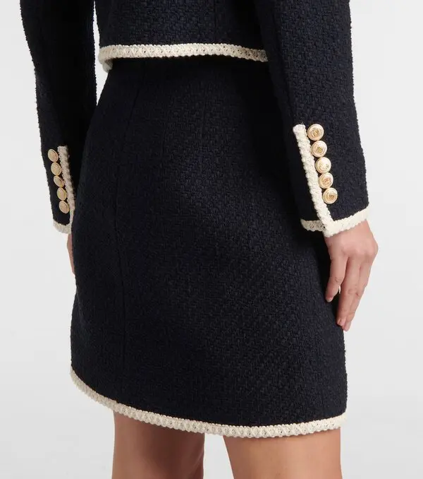 Veronica Beard Mabel Cropped Tweed Jacket