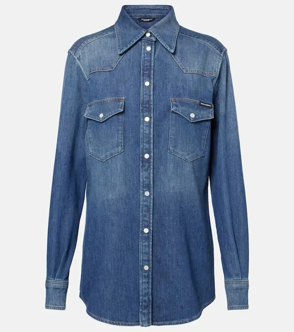Dolce & Gabbana Denim Shirt - Blue