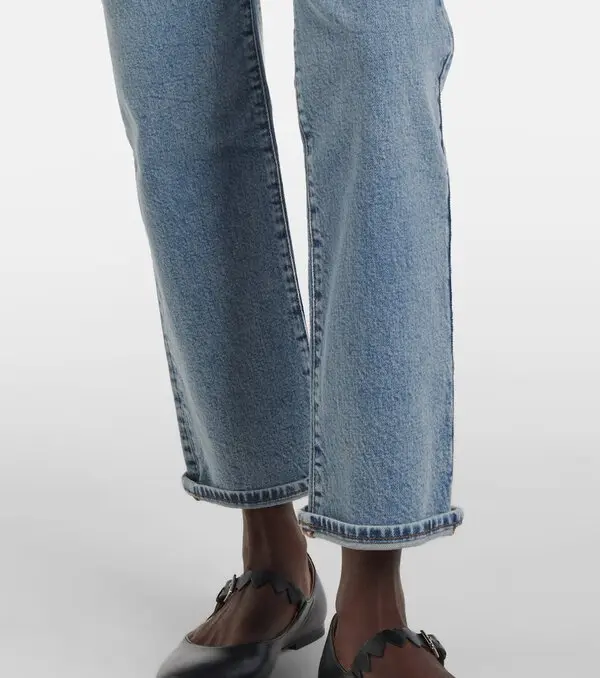 FRAME The Borrowed Straight Leg Jeans