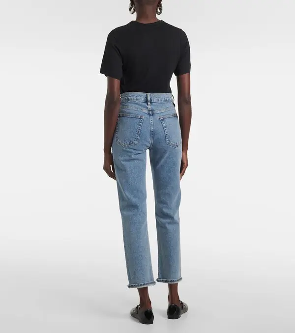 FRAME The Borrowed Straight Leg Jeans