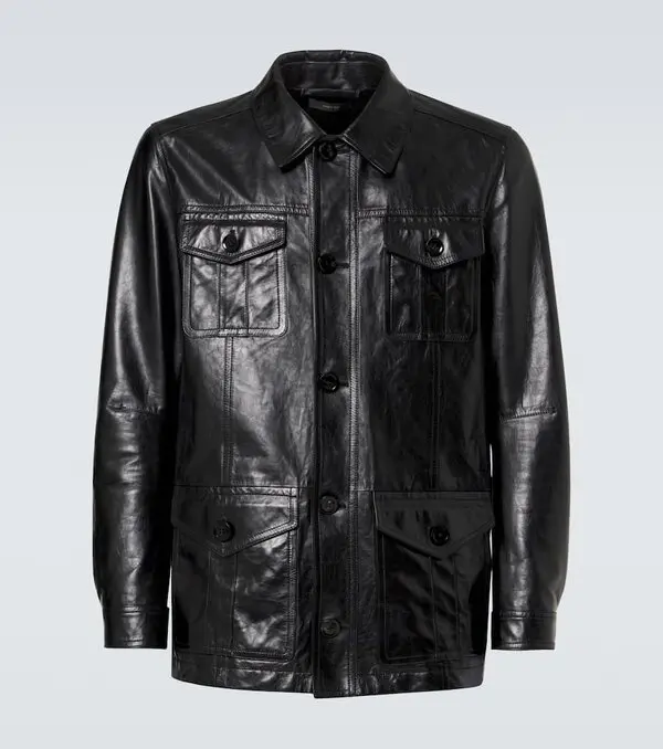 TOM FORD Leather Field Jacket