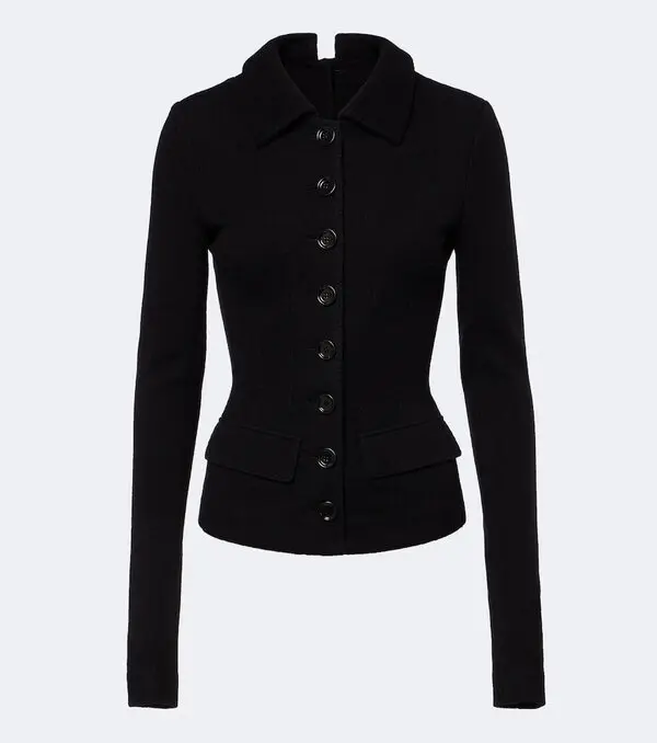 Dolce & Gabbana Virgin Wool Cardigan - Black