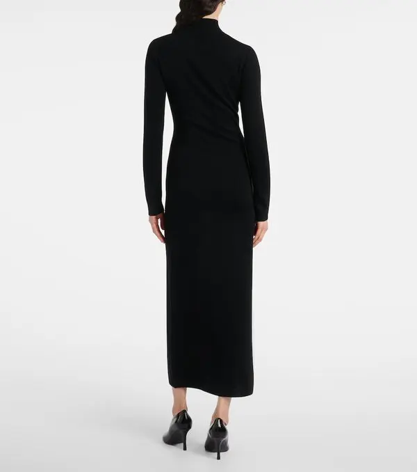 JOSEPH Knitted Wool And Silk Maxi Dress