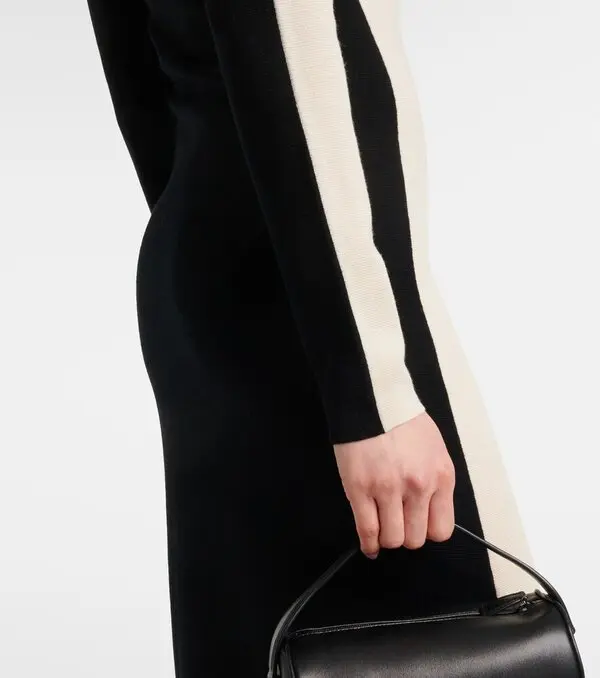JOSEPH Knitted Wool And Silk Maxi Dress