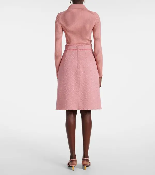 Dolce & Gabbana Dg Wool-blend Skirt
