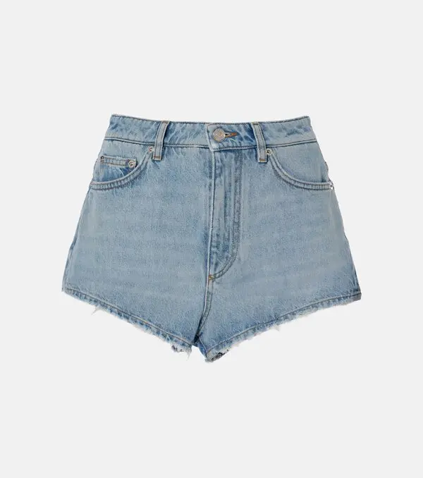 Dolce & Gabbana High-rise Denim Shorts - Blue