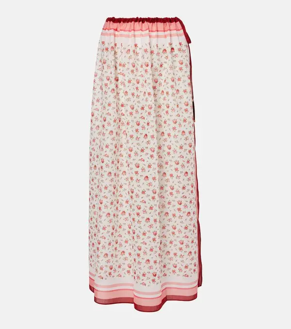 Dolce & Gabbana Floral Cotton Beach Cover-up - Multicoloured