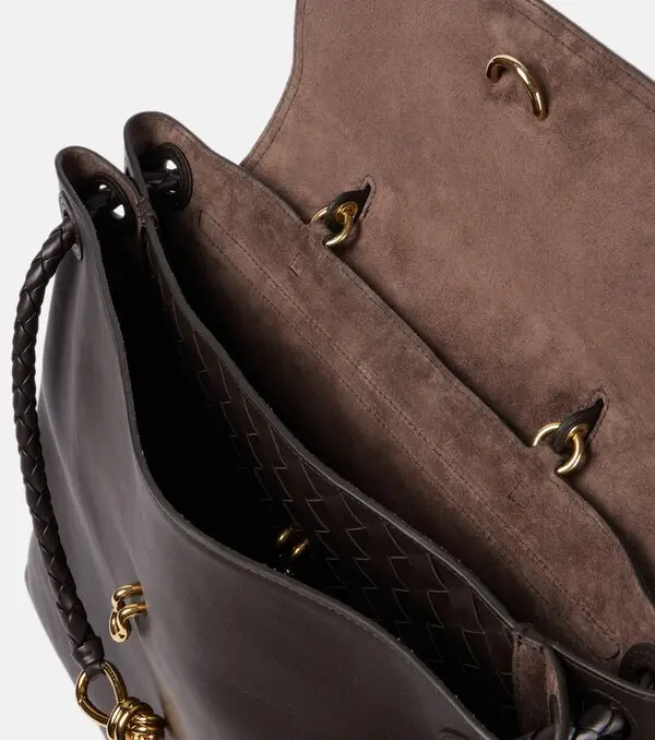 Bottega Veneta Ciao Ciao Knot Large Tote - Brown