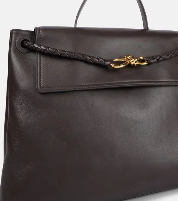 Bottega Veneta Ciao Ciao Knot Large Tote - Brown