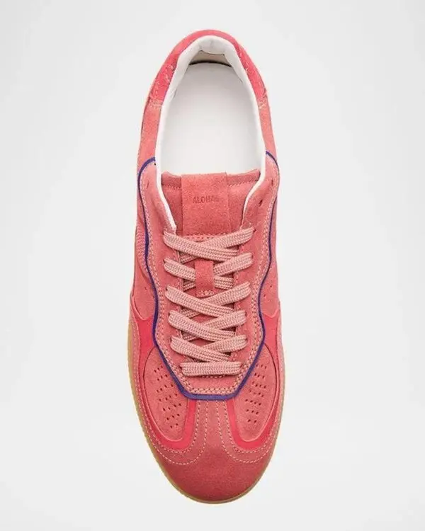 ALOHAS Suede Low-top Sneakers - Pink