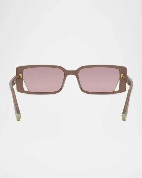 Fendi Rectangle Sunglasses - Sltbrn