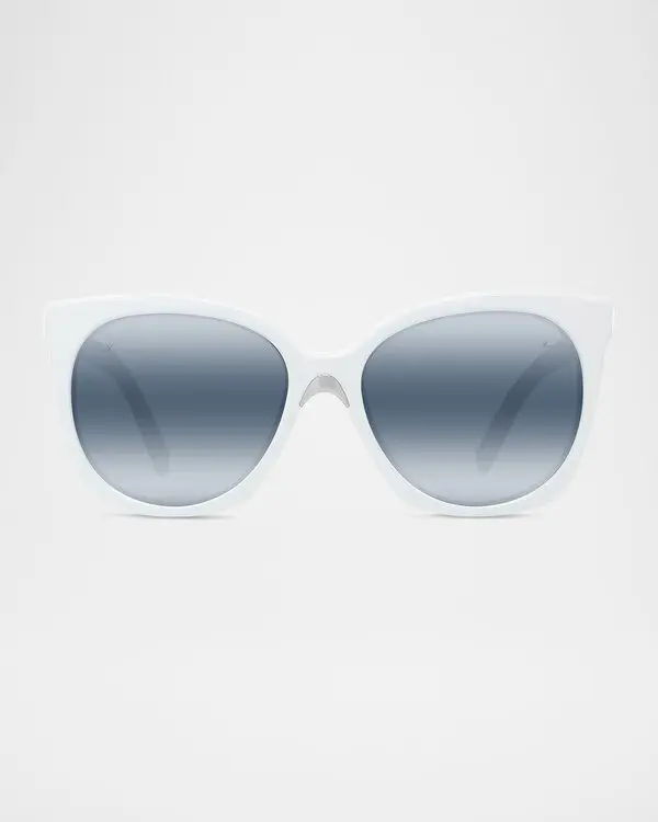 Vuarnet Altitude 02 Cat-eye Sunglasses - Whiteblue
