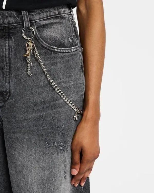 Marc Jacobs Charm Chain Wide-leg Jeans