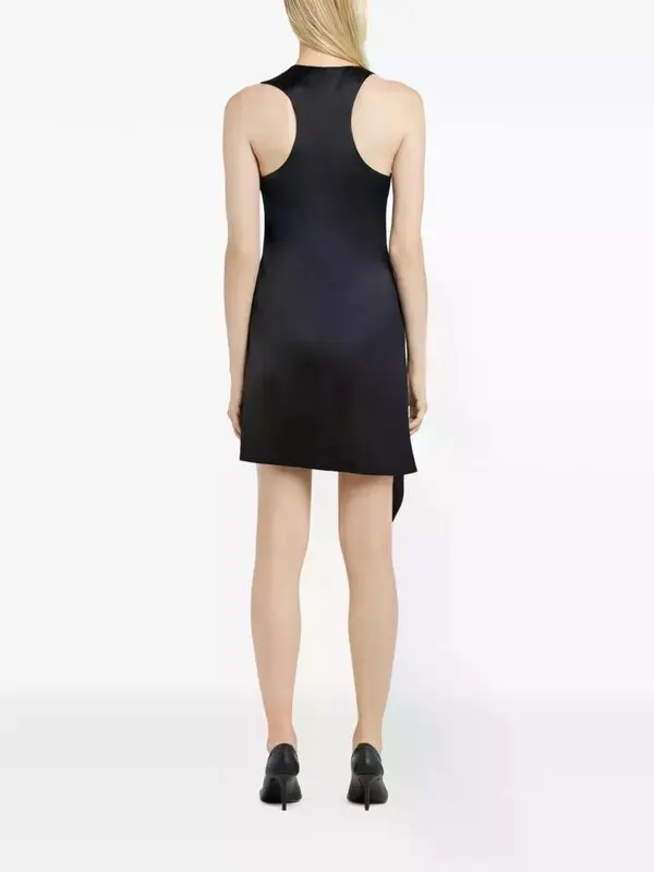 COURREGES Double-buckle Satin Dress