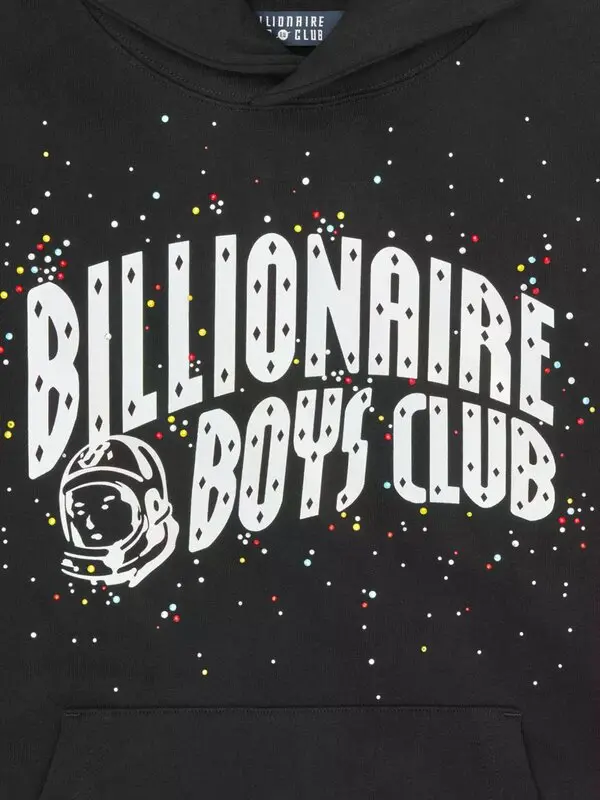 BILLIONAIRE BOYS CLUB Classic Curve Logo Hoodie - Black