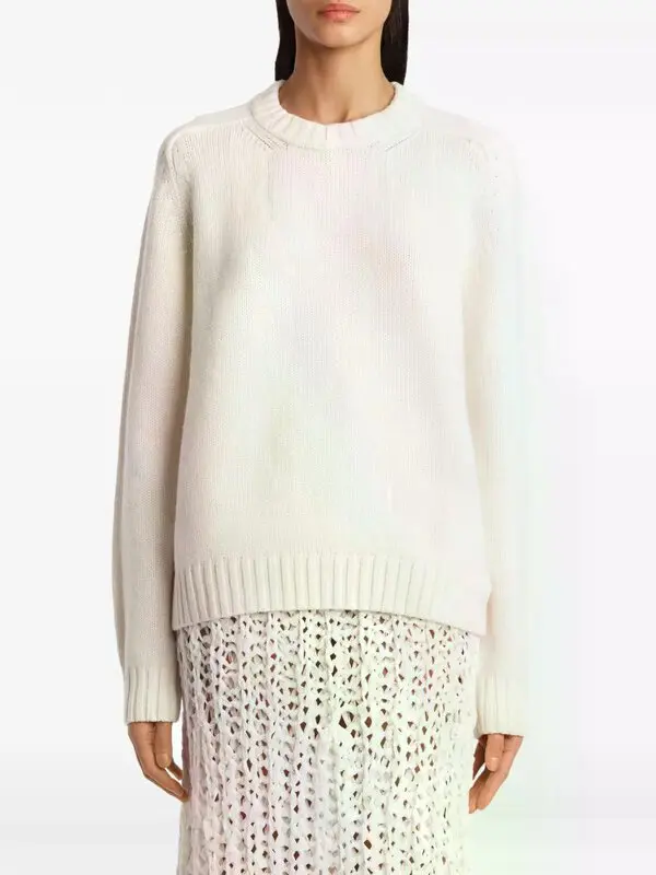 Khaite Cashmere Sweater - White