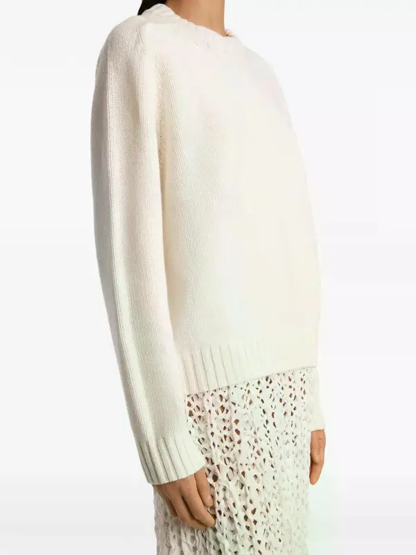Khaite Cashmere Sweater - White