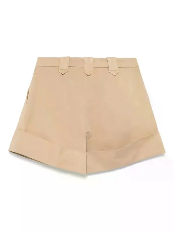 FAY Pleated Shorts - Neutrals